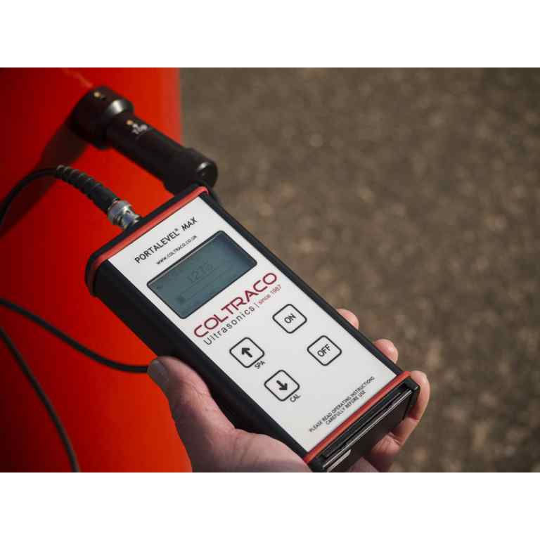 Portable ultrasonic level indicator Portalevel® MAX PLUS - Sensors.nl