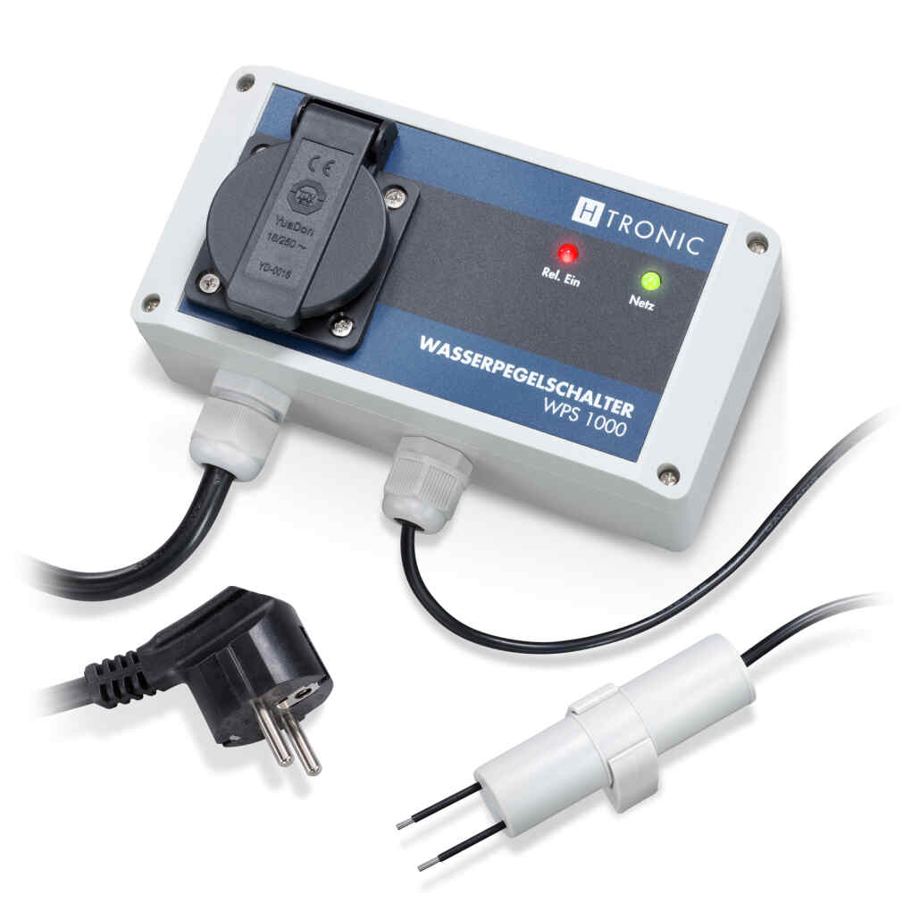 H-Tronic Water level switch with 10 meter sensor cable WPS1000 V2 ...