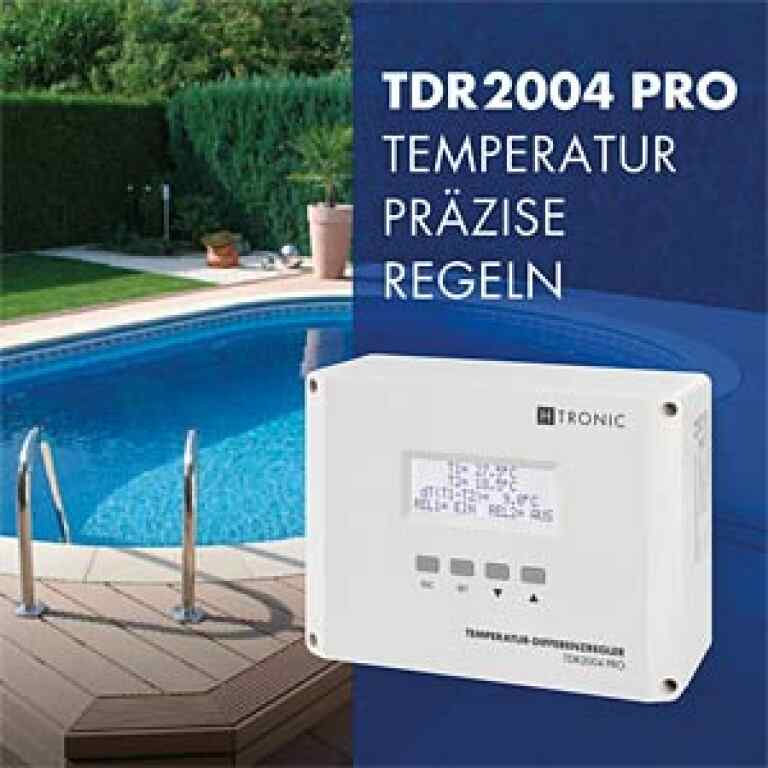 Differential temperature controller TDR2004 pro - Sensors.nl