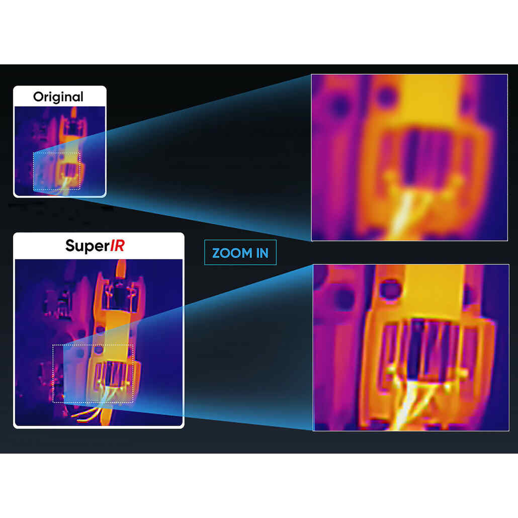 HIKMICRO ECO-V, Super-IR resolution 240×240 Thermal pixels, 25Hz en ...