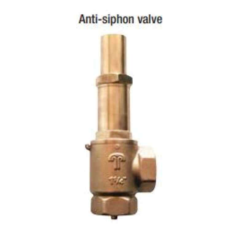 ADJUSTABLE ANTI-SIPHON VALVES - Sensors.nl