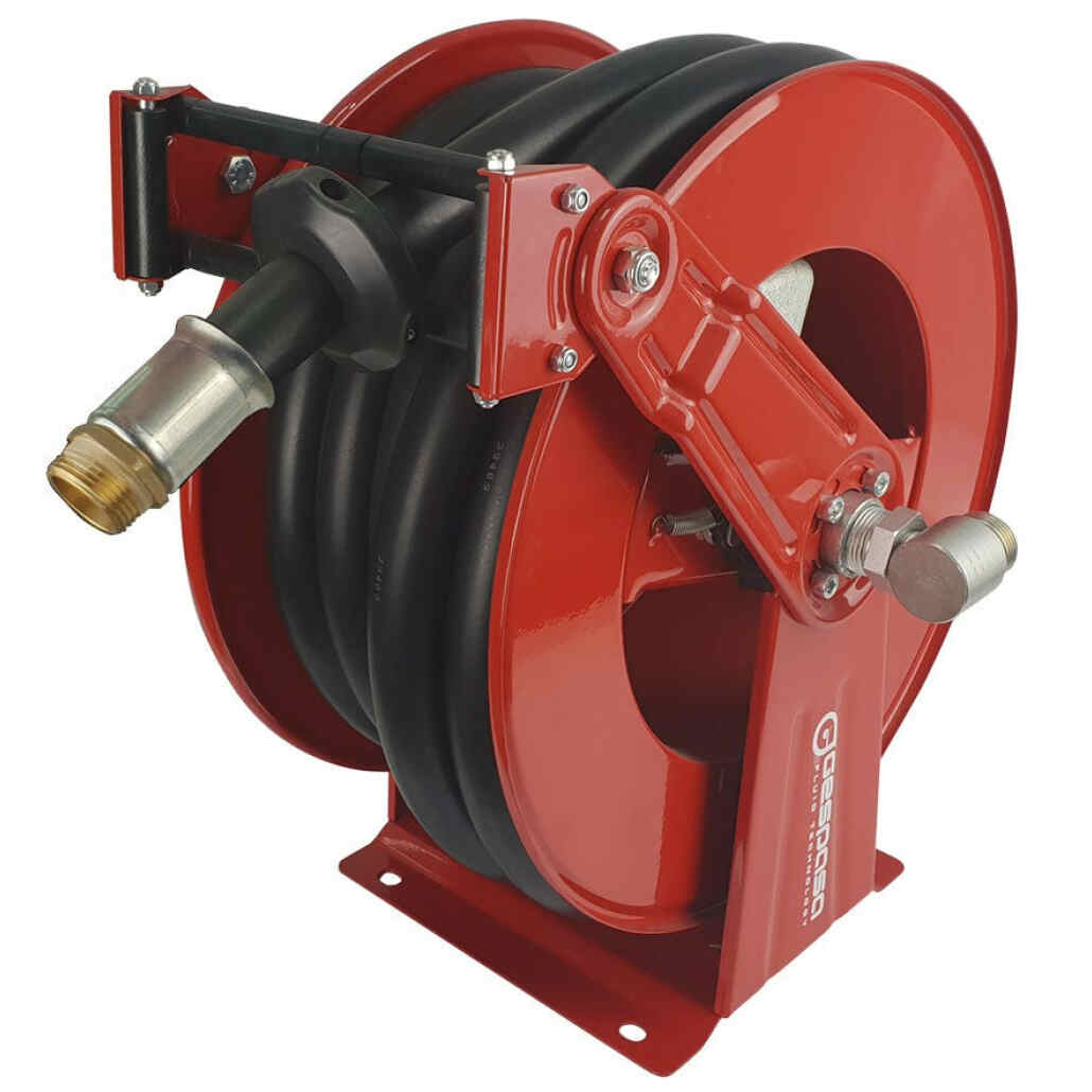 EGC-15 3/4" HIGH FLOW HOSE-REEL with 15m 3/4" hose - Sensors.nl